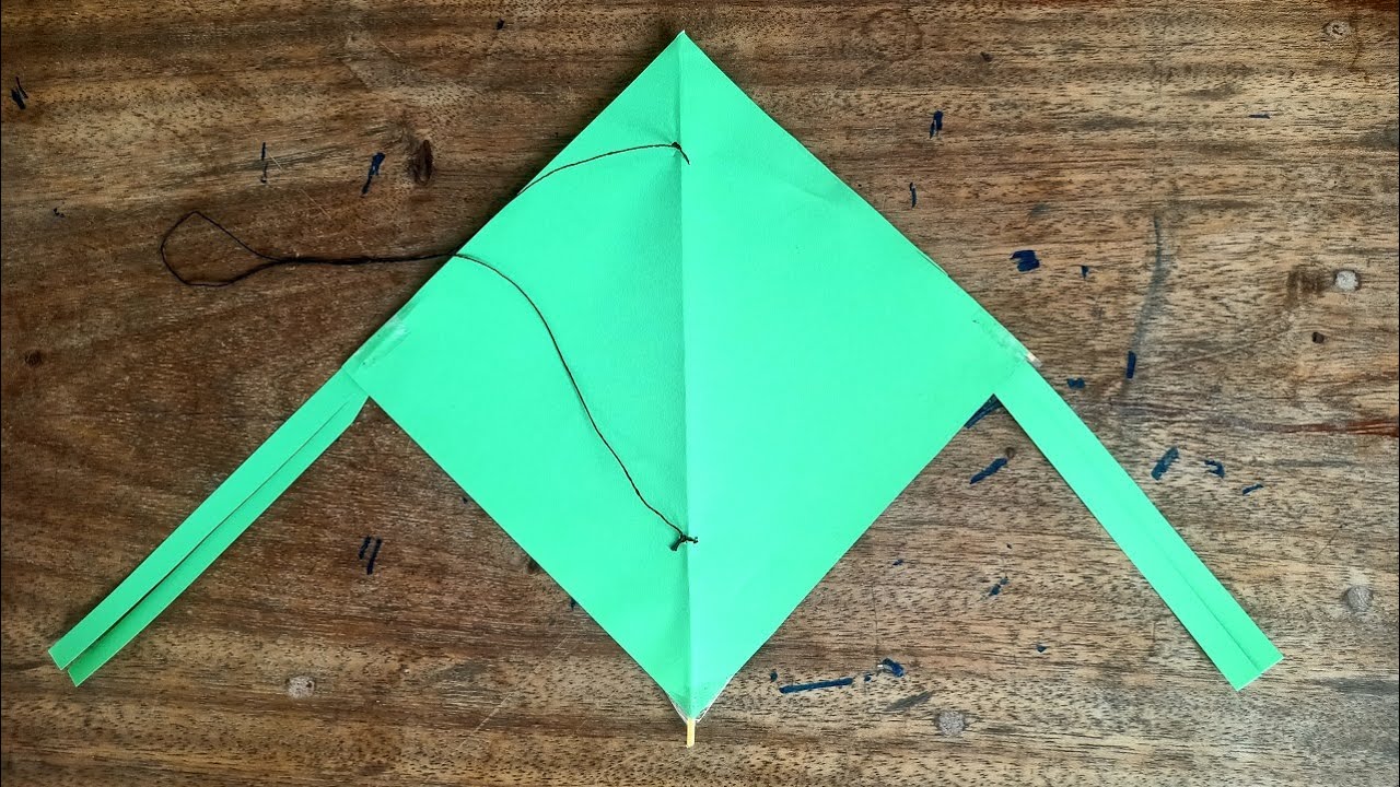 How to making mini paper kite easily - YouTube