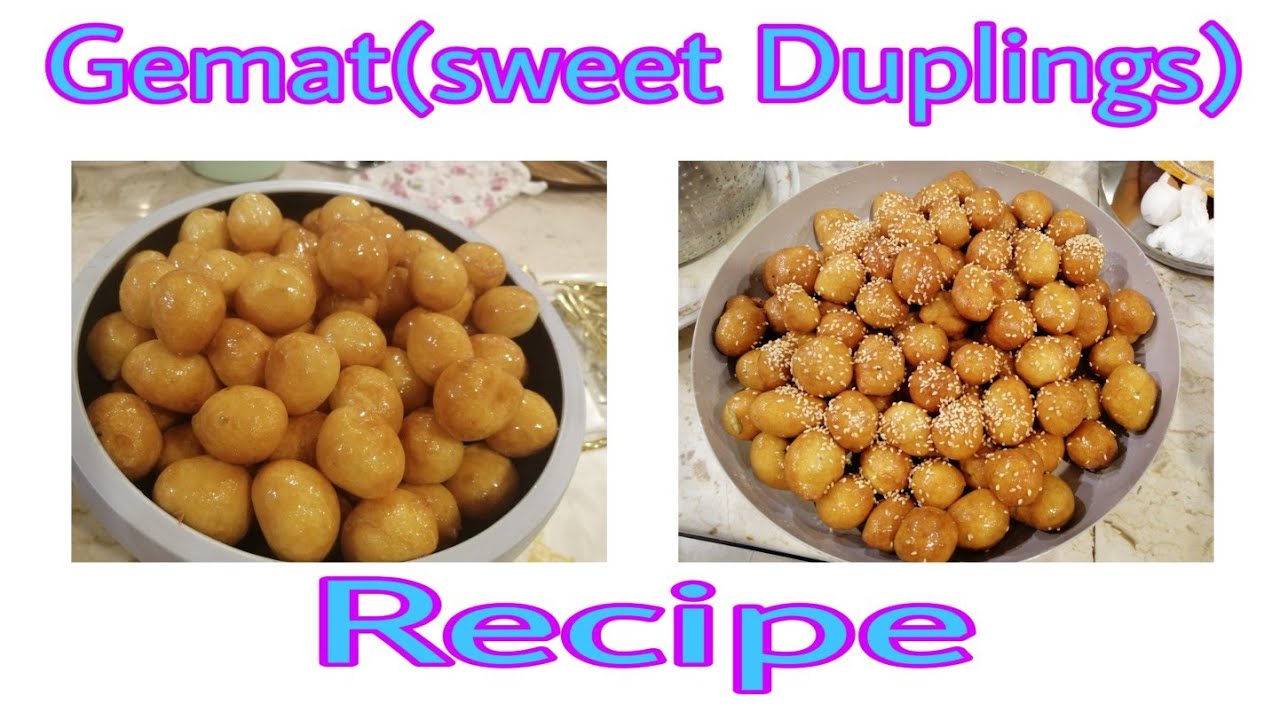 Gemat Recipe With Sauce And Sesame Seeds Toppings|Sweet Duplings ...