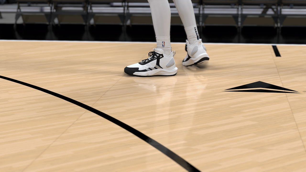 Adidas Adizero Select Team White Silver Metal Core Black NBA 2K24 - YouTube