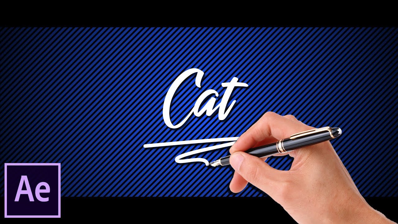 Writing Animation Easy After Effects Tutorial YouTube Writing Animation Easy After Effects Tutorial YouTube