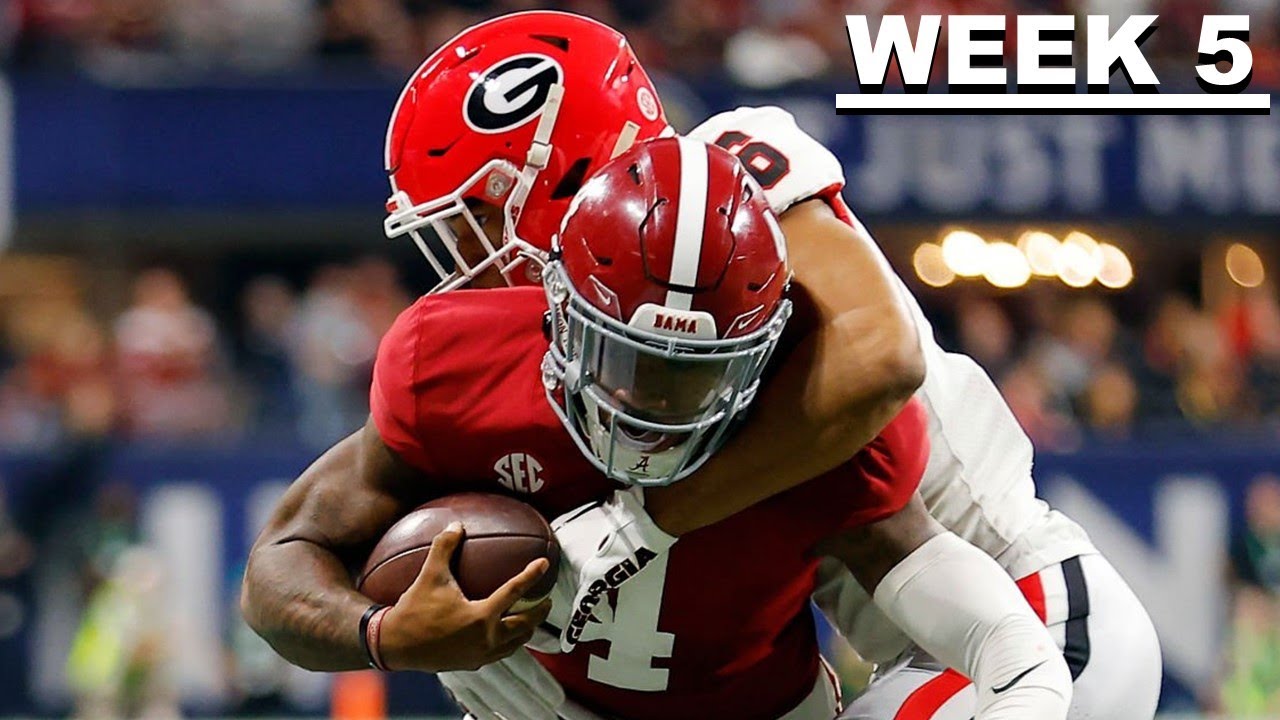 College Football Week 5 FULL Preview (Game by Game) - YouTube
