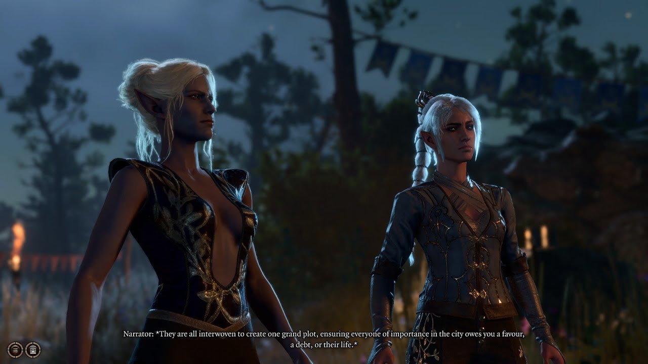 Minthara and Origin Shadowheart romance epilouge (Selune) (English Sub ...