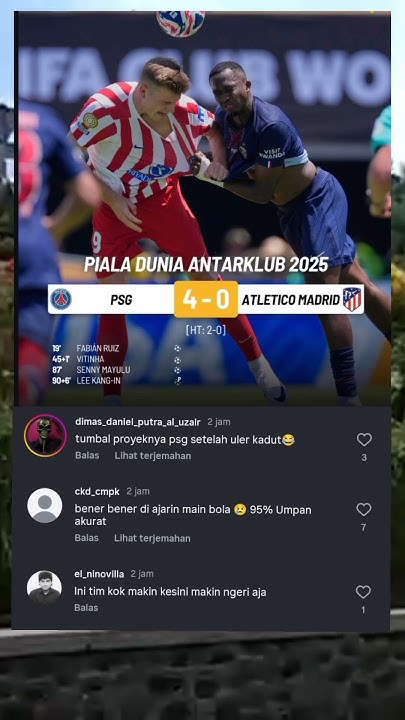 ATM KALAH TELAK DARI PSG#beritabola #sepakbola - YouTube