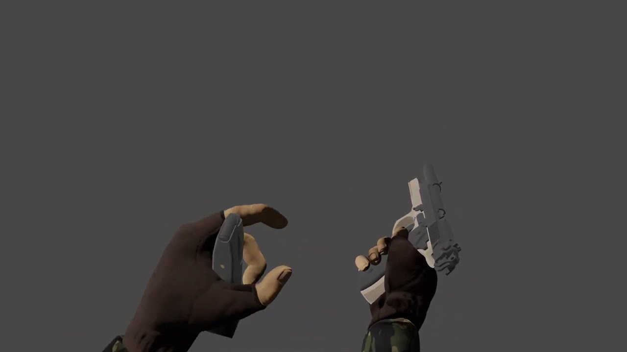 Pistol Reload Animation - Blender - YouTube