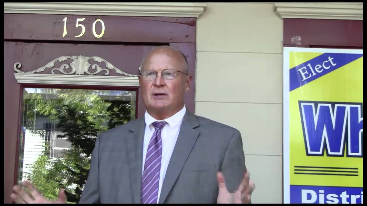 DA Candidate Roger Whomes opens office and announces plans - YouTube