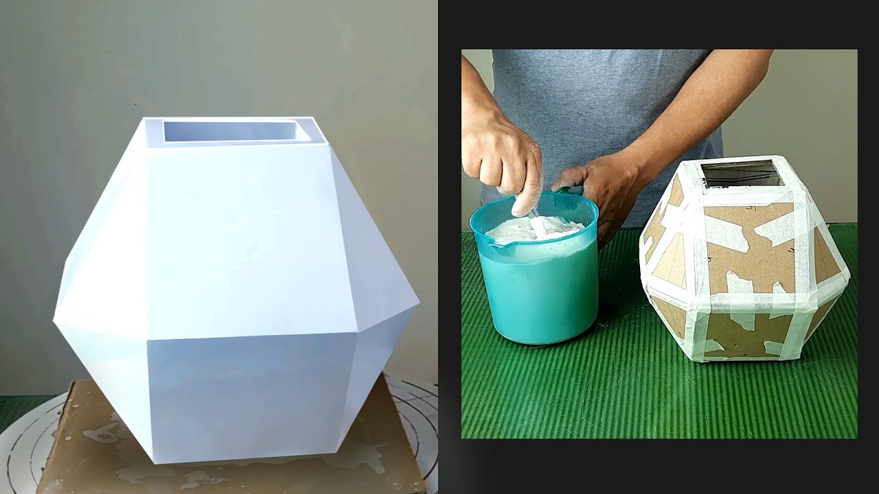 DIY Pot Making: Create Beautiful Pots with Paper Cardboard Mold and ...