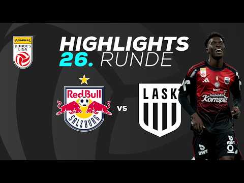 FC Red Bull Salzburg - LASK 26. Runde ADMIRAL Bundesliga 2025/26