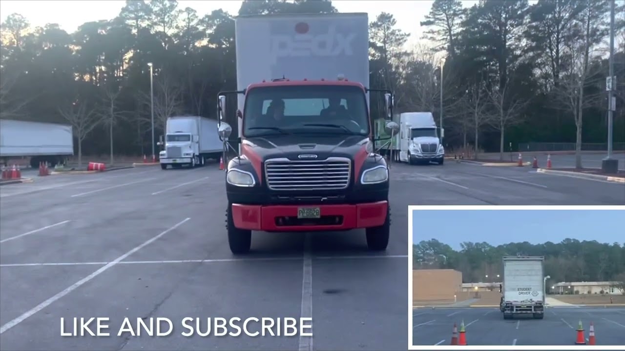 HOW TO STRAIGHT LINE BACK A TRACTOR TRAILER MADE EASY FOR TRUCKERS CDL ...