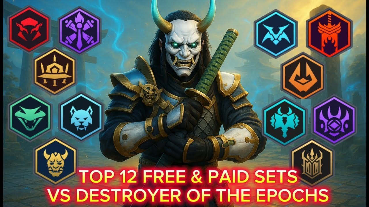 SHADOW FIGHT 3: TOP 12 SETS That DESTROY Destroyer of the Epochs! (FREE ...