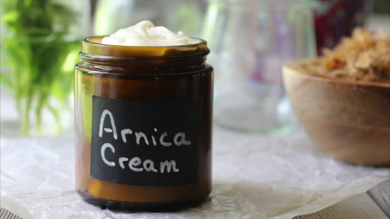 Arnica Cream Recipe For Bumps, Bruises and Sore Muscles - YouTube