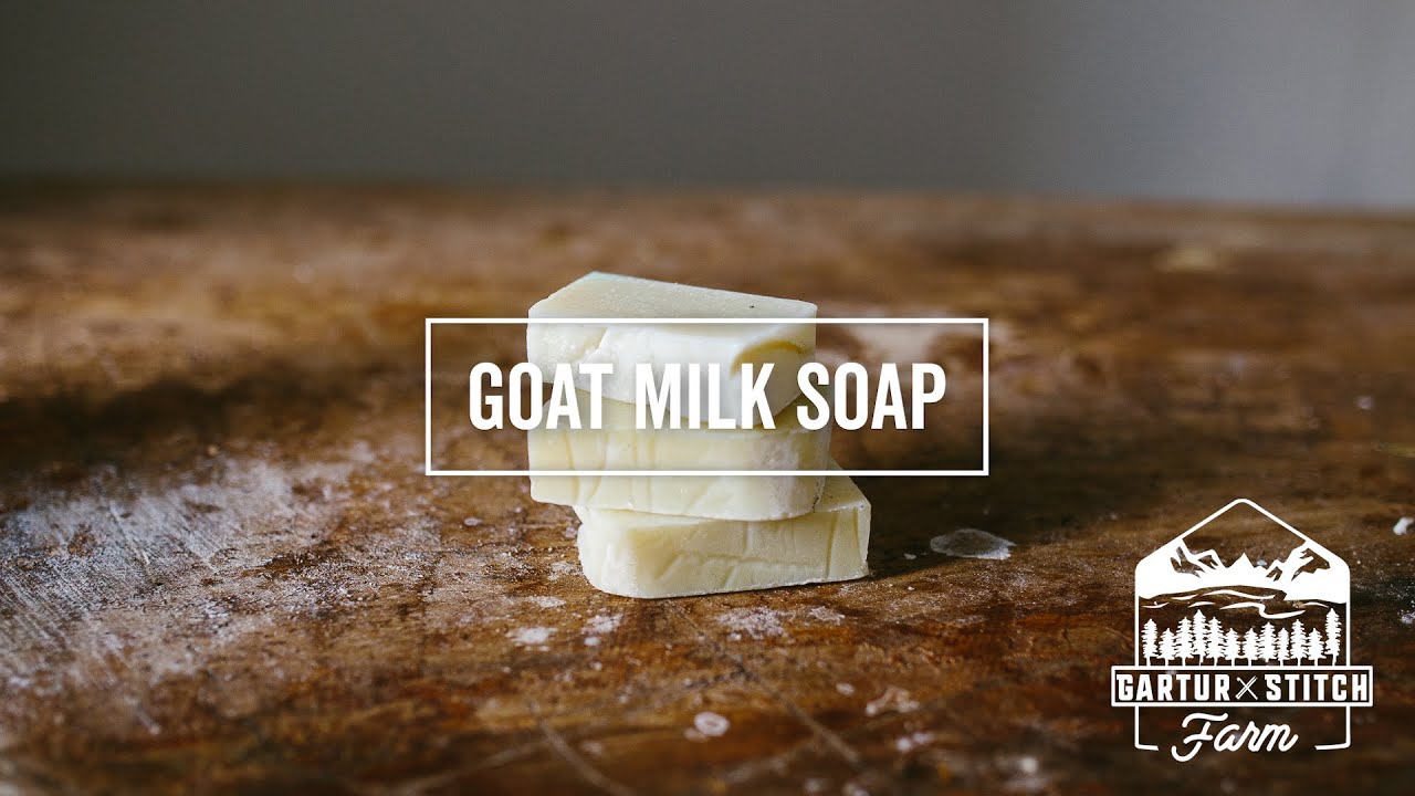 Making Goat's Milk Cold Process Soap - YouTube
