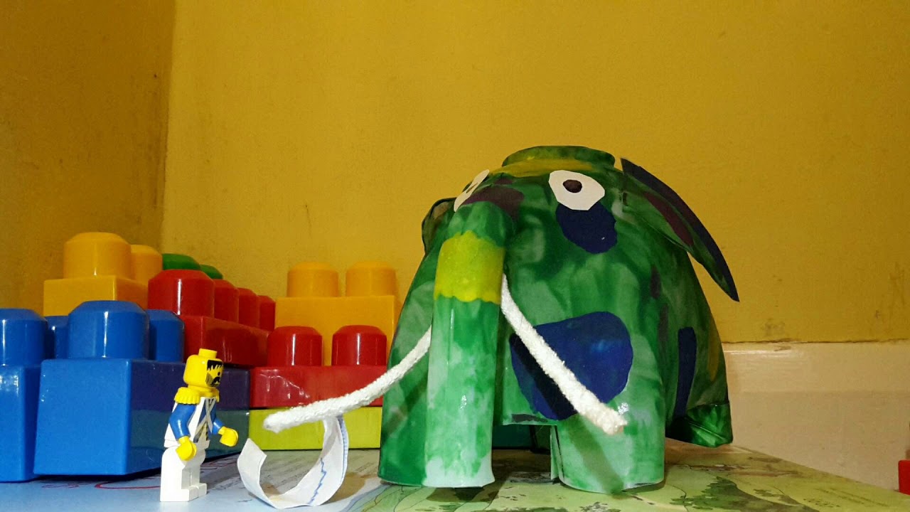 Elmer meets Lego - YouTube