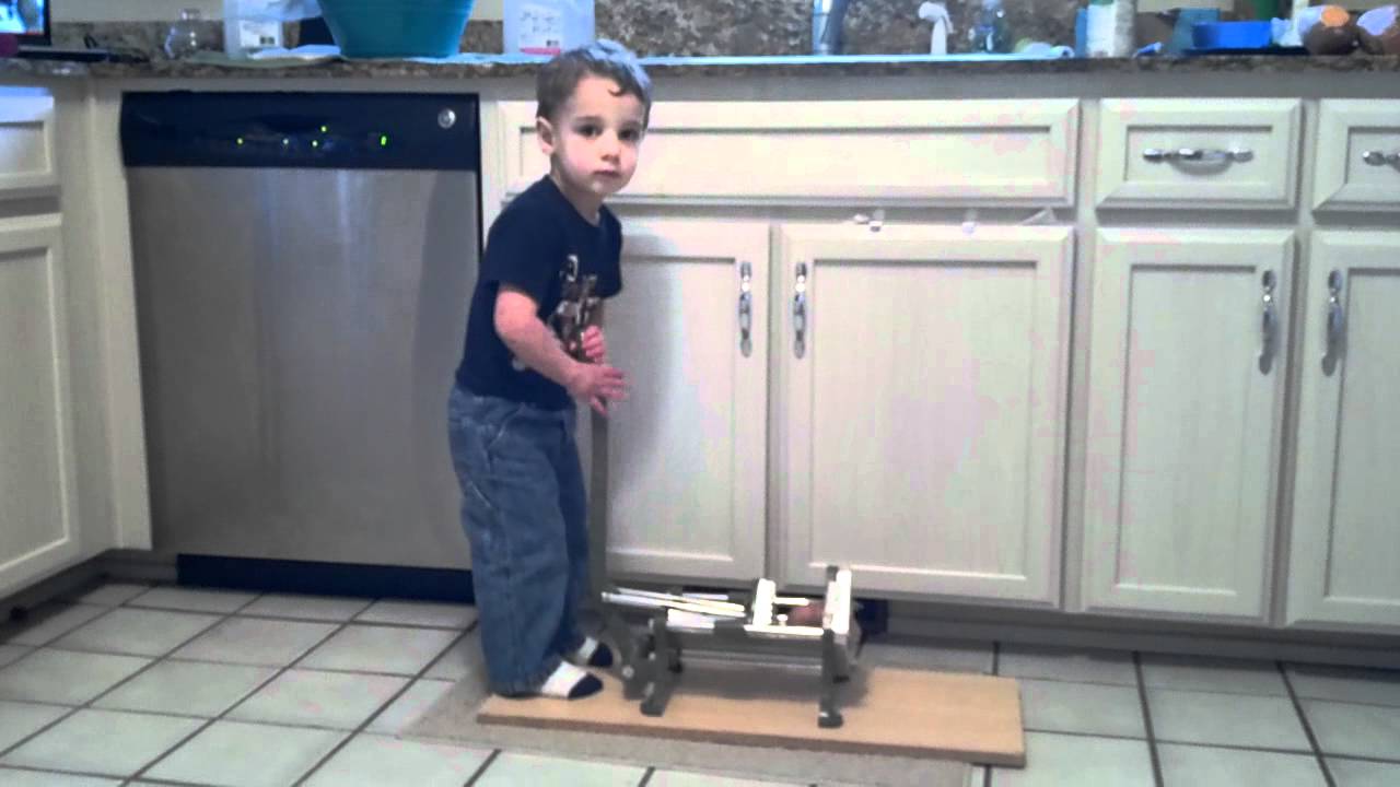 Colton making sweet potatoes fries - YouTube
