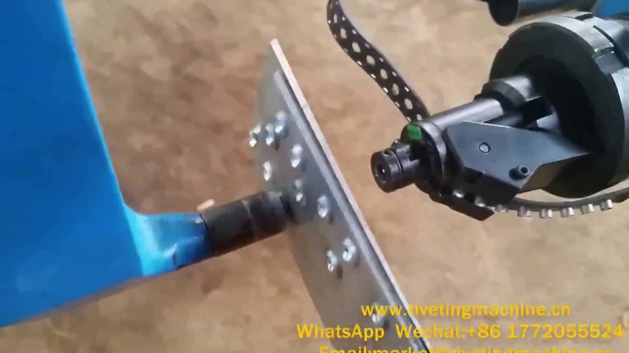 Thick Steel Plate Self Piercing Riveting Machine,SPE gun - YouTube