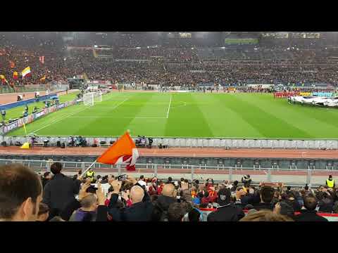 AS Roma vs. FC Barcelona - Champions League Anthem