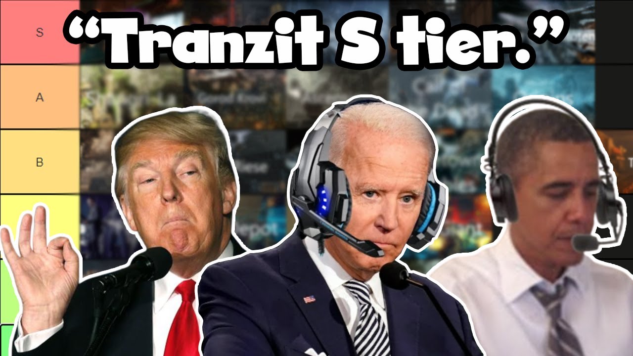 Gamer presidents make the CORRECT COD Zombies tier list - YouTube