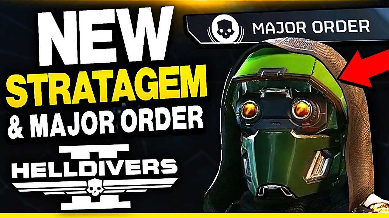Helldivers 2 NEW MAJOR ORDER & Med Pack Stratagem! - YouTube