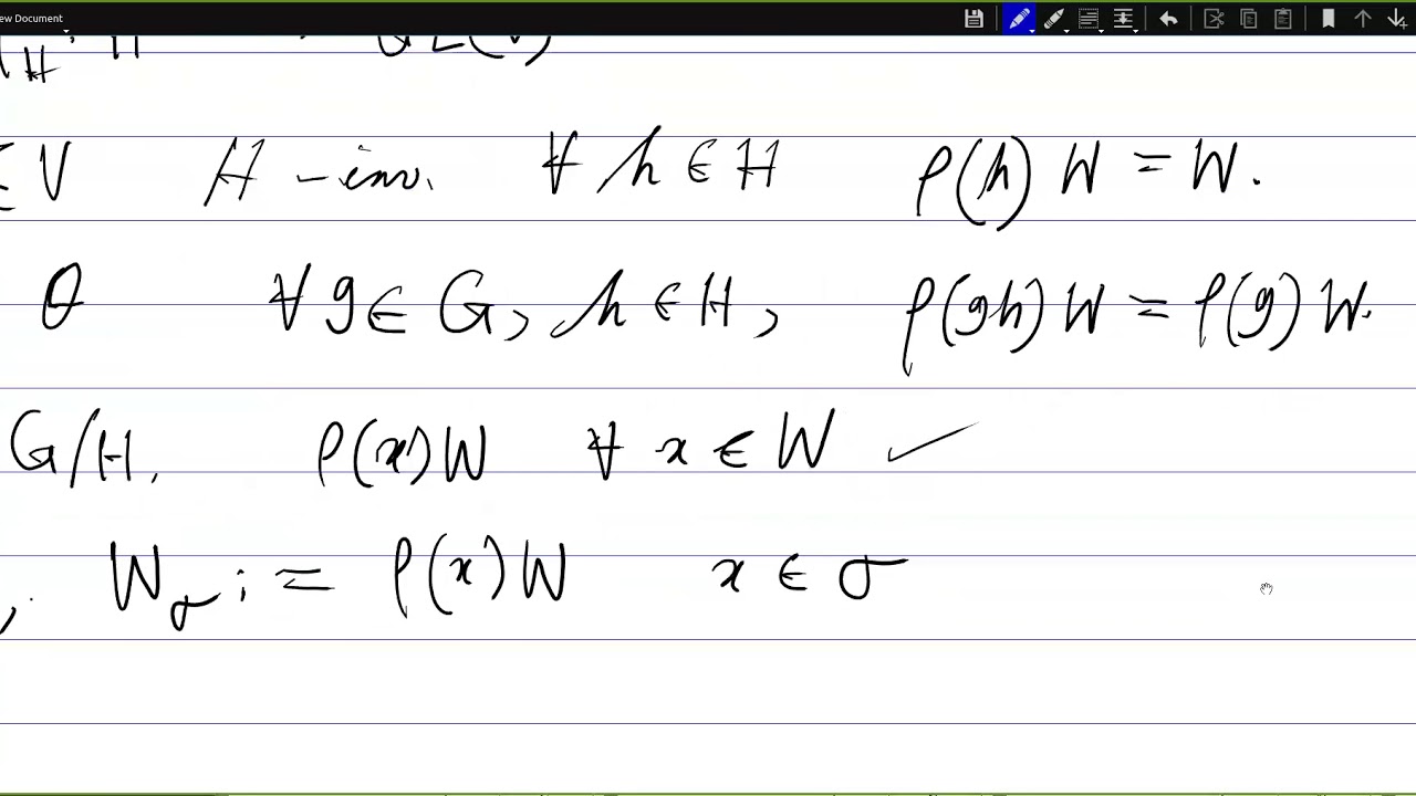 Induced representations, Part 1 - YouTube