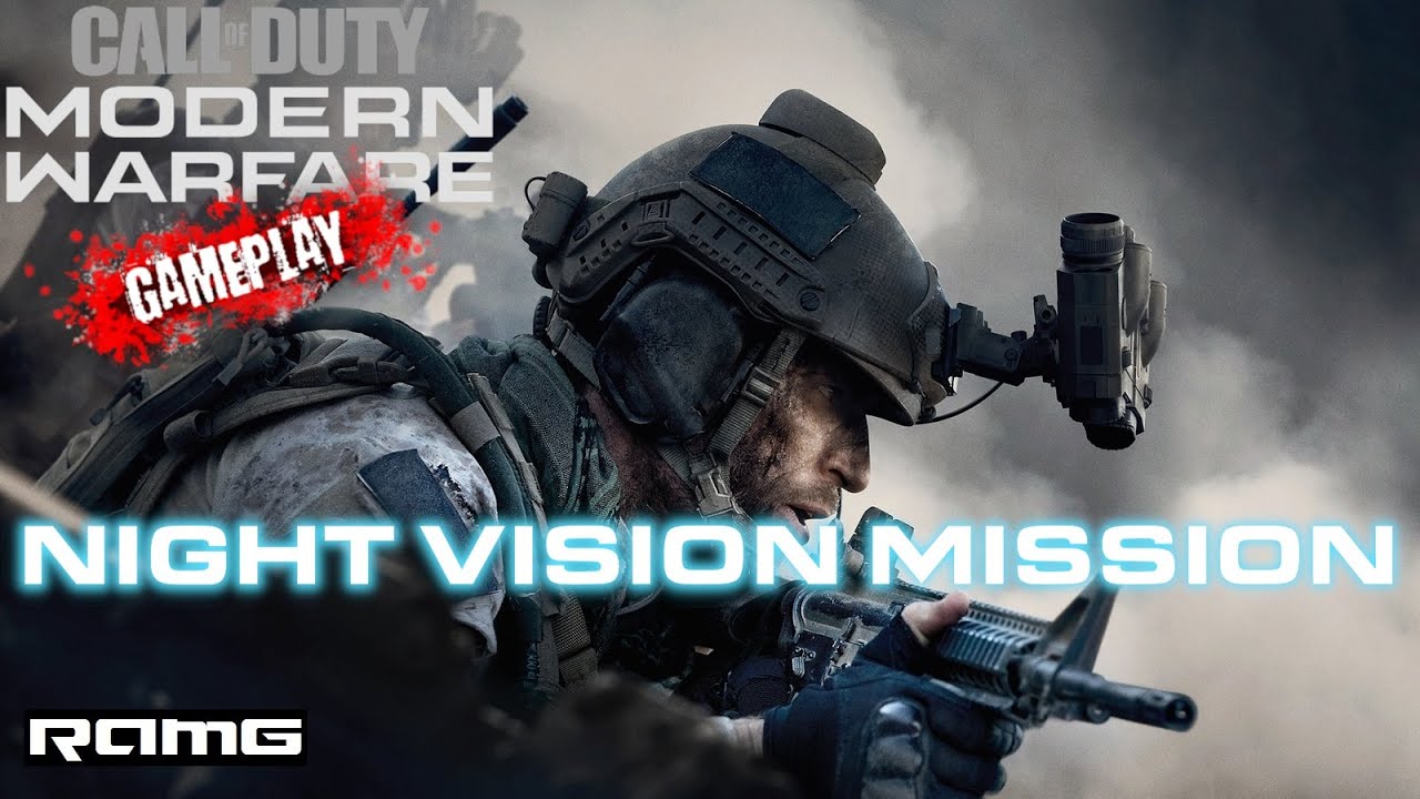 Call Of Duty: Modern Warfare | Night Vision Mission | HD | 60 FPS ...