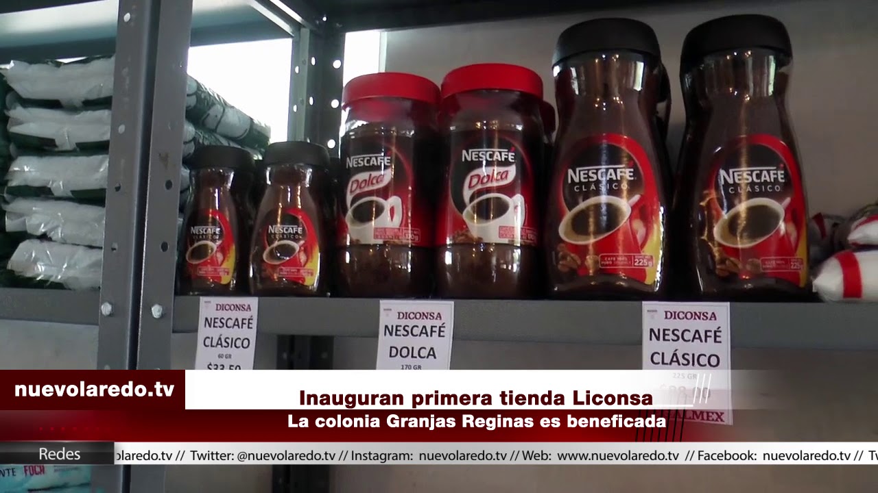 Inauguran primera tienda Liconsa - YouTube