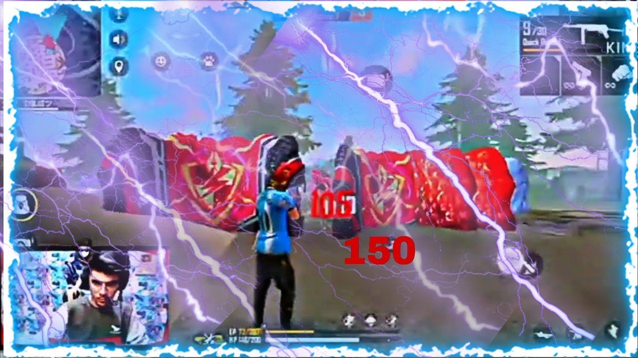 Syblus 1vs 4 Free fire unbelievable match . Headshot . Helmet gone ...