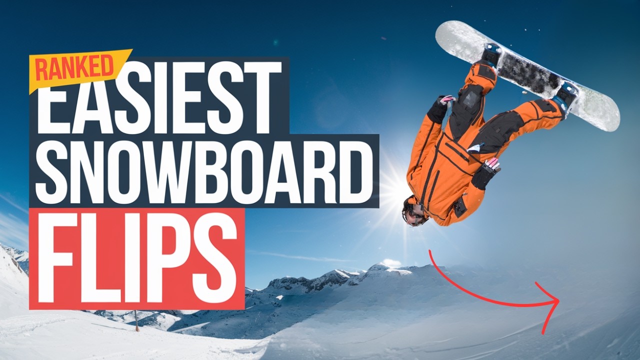 5 Easiest Snowboard Flips Ranked - YouTube