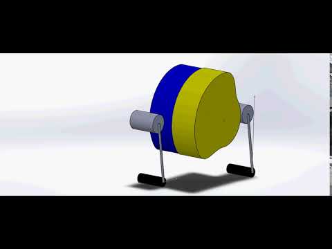 Cam Design / Radial Cam with Oscillating Roller Follower Animation ...