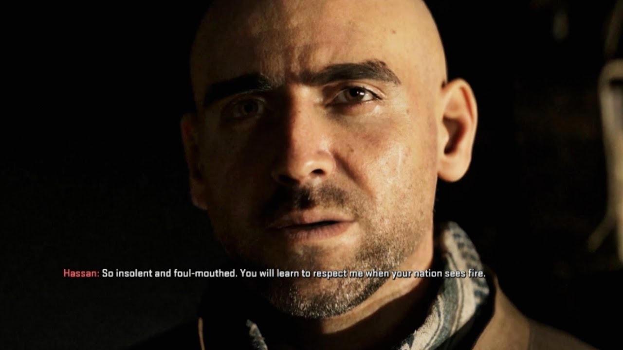Terrorist Leader Hassan Interrogation Scene - Call of Duty Modern ...