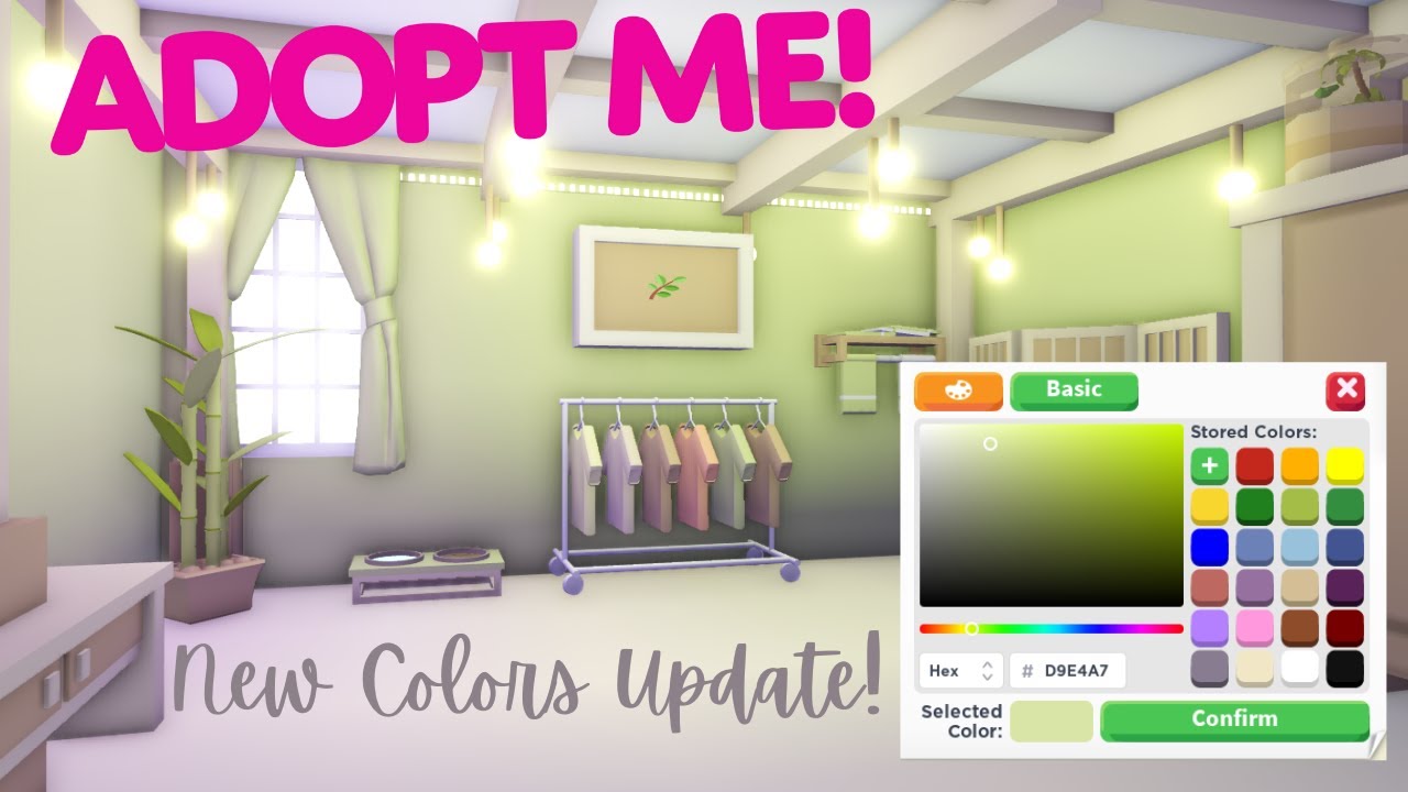 THINGS YOU MUST COLOR IN ADOPT ME! #adoptme NEW COLORS UPDATE - YouTube