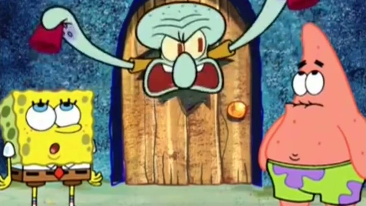 Squidward yells at spongebob and patrick: Somebody once told me - YouTube