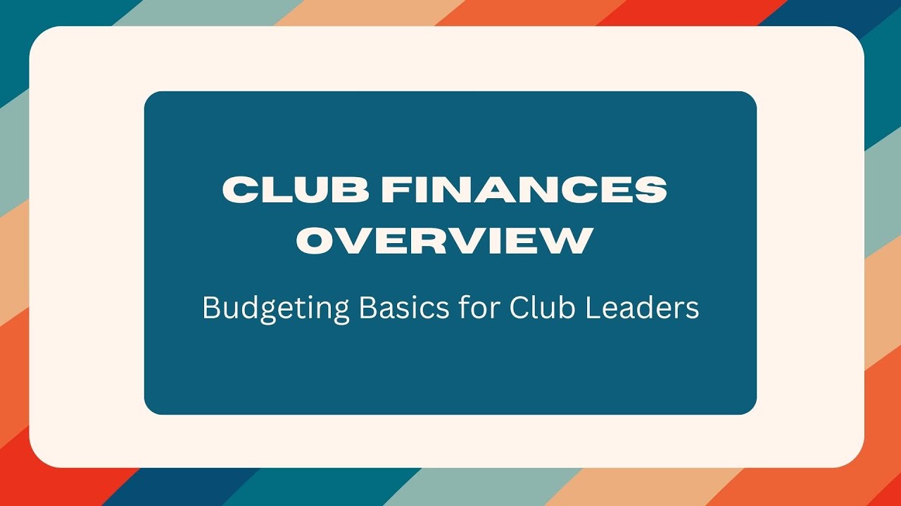 Club Finances Overview - YouTube