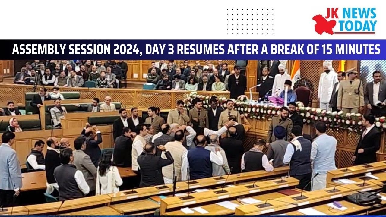Assembly Session 2024, Day 3 resumes after a break of 15 minutes - YouTube