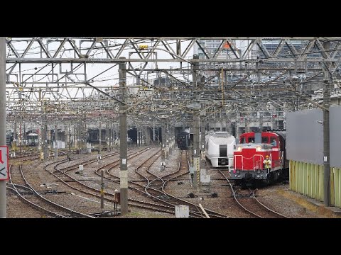 【一挙集結】新旧特急651系とE257系、SLぐんまの旧型客車を入換するDE11とD51のおしり 2023/5/7 - YouTube