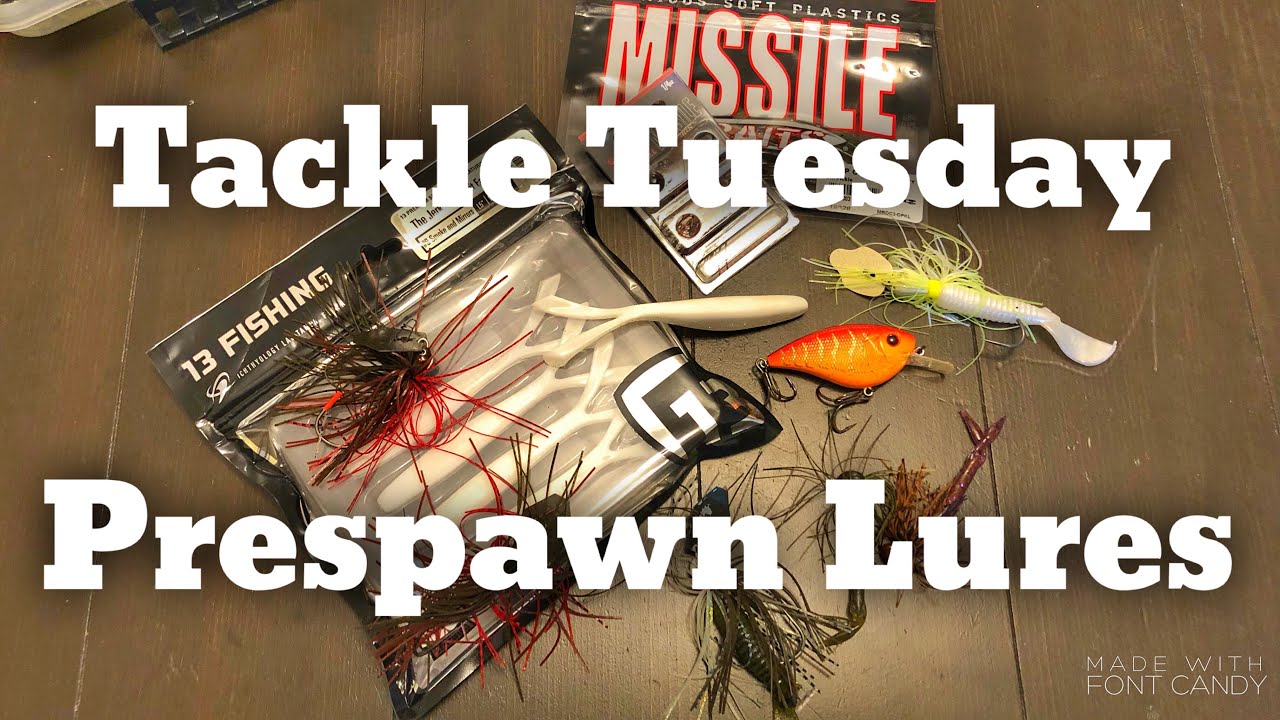 Tackle Tuesday - 5 Lures for Prespawn Bass Fishing - YouTube