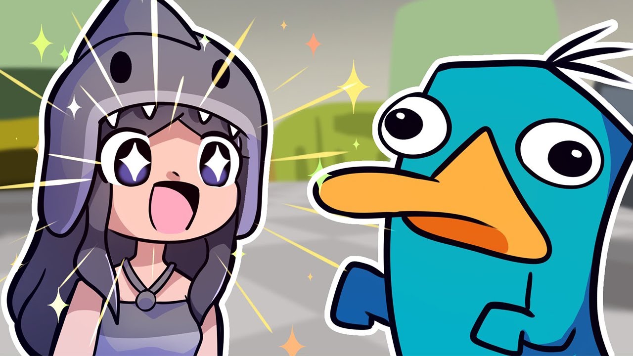 Trolling as Perry The Platypus | ROBLOX Evade Funny Moments - YouTube