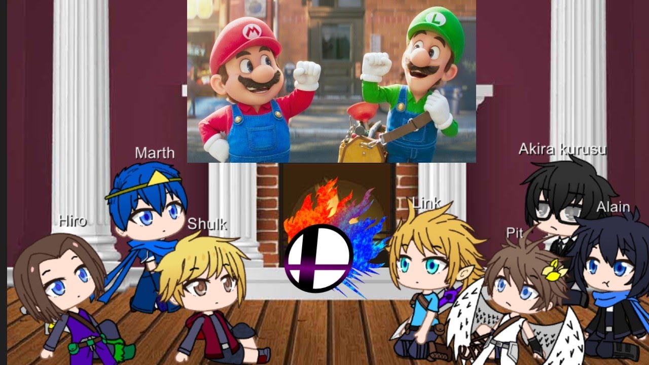 ||Gacha Life|| Super Smash Bros react to Mario Bros Movie part 4 - YouTube