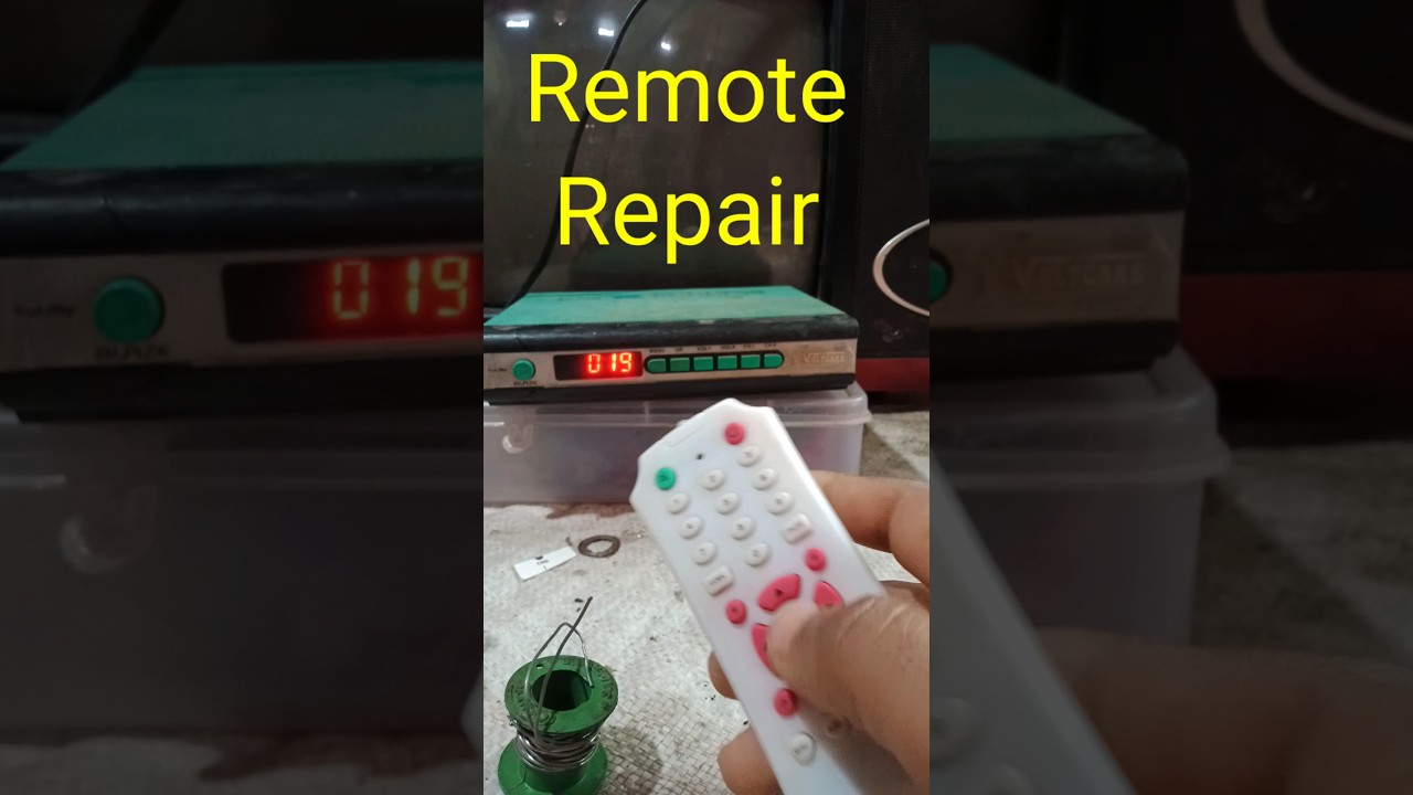 Remote Repair DD FREE DISH SETUP BOX | dth remote not working problem ...