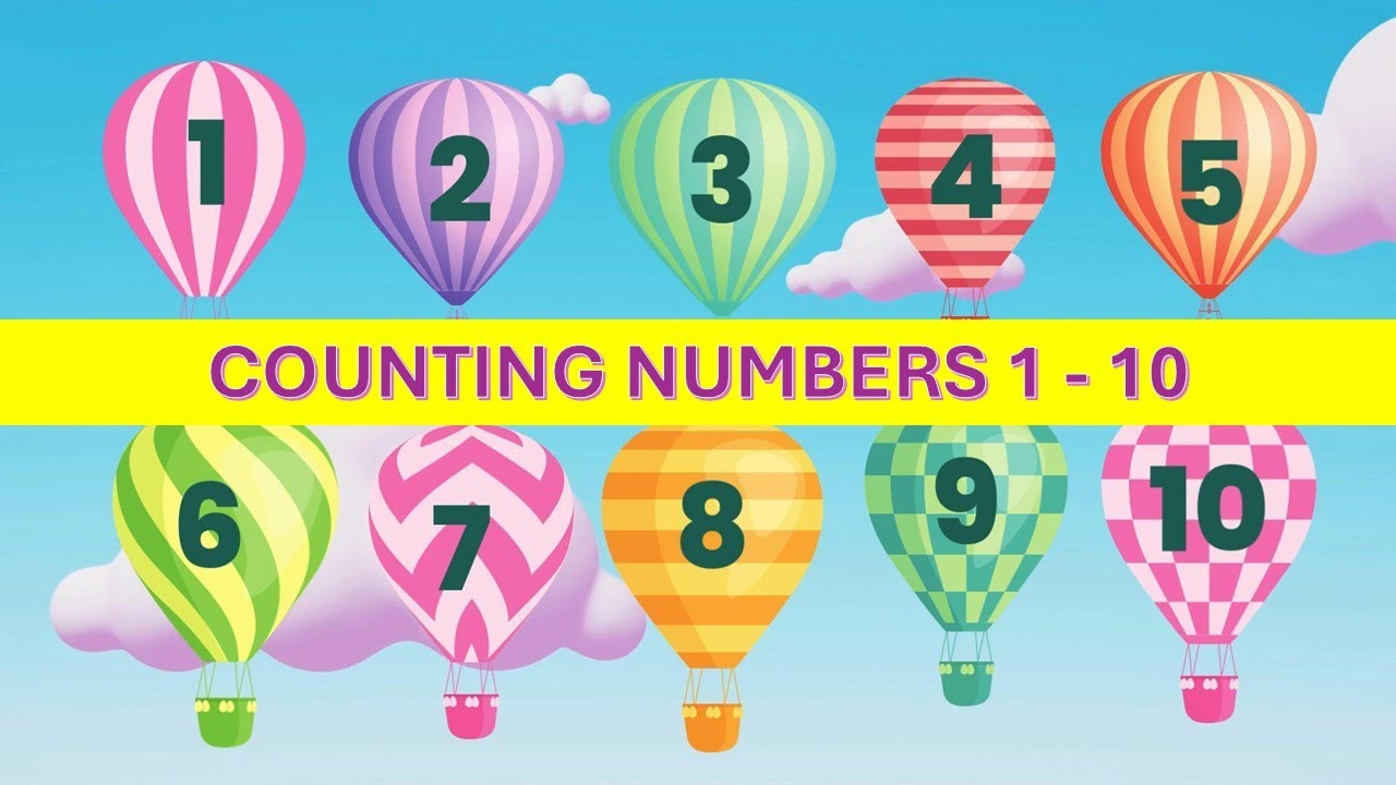 Let’s Count from 1 to 10 with Hot Air Balloons! - YouTube