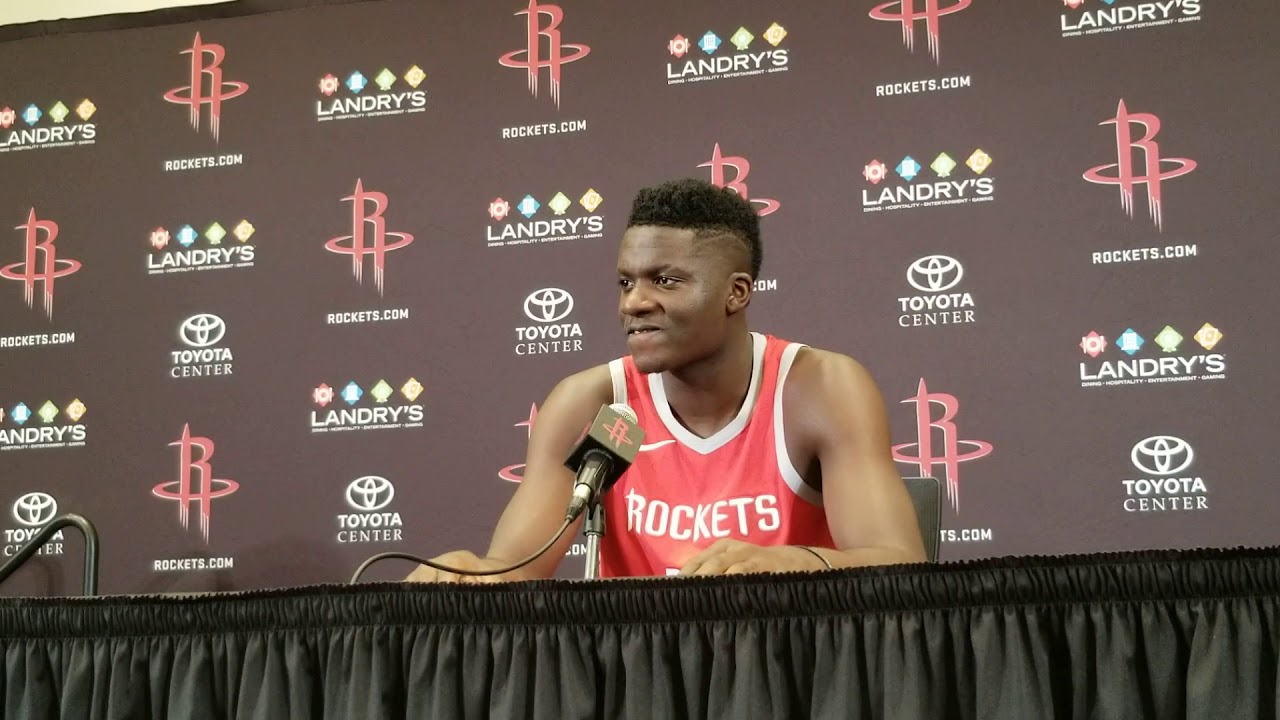 Clint Capela - Houston Rockets Media Day 2018 - YouTube