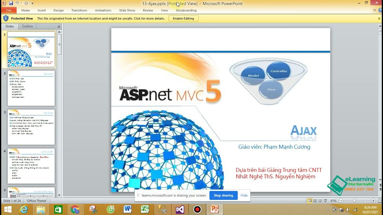 Giới thiệu JQuery và Ajax - YouTube