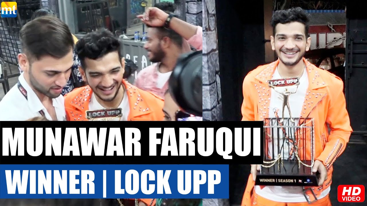 EXCLUSIVE Stand-up Comedian Munawar Faruqui WINS Lock Upp Season 1 ...