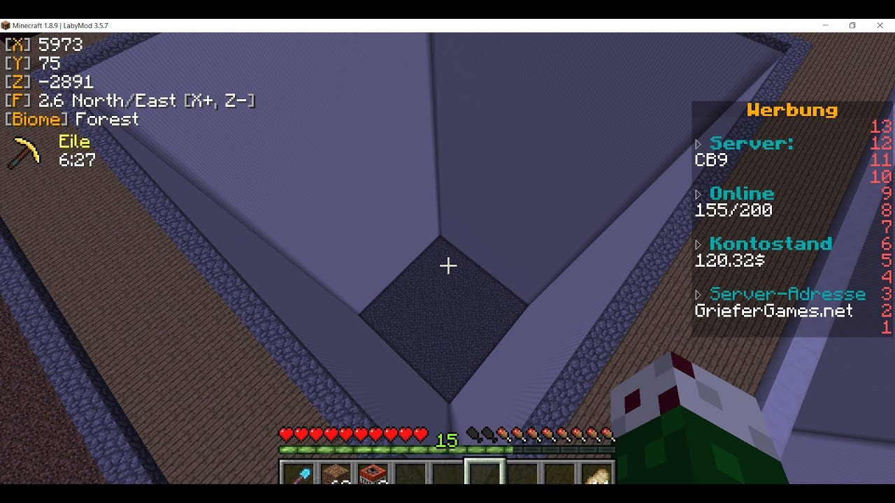 Plot aushöhlen auf Griefergames - YouTube