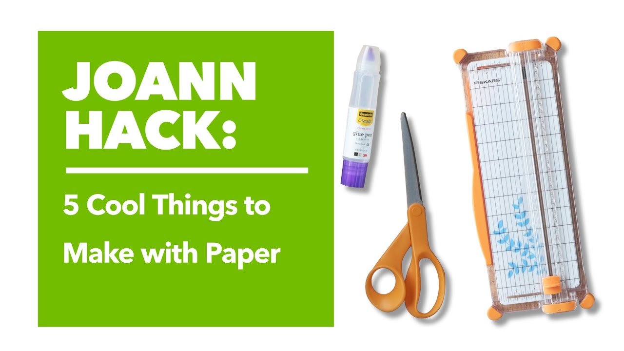5 Cool Things To Make With Paper YouTube 5-cool-things-to-make-with-paper-youtube
