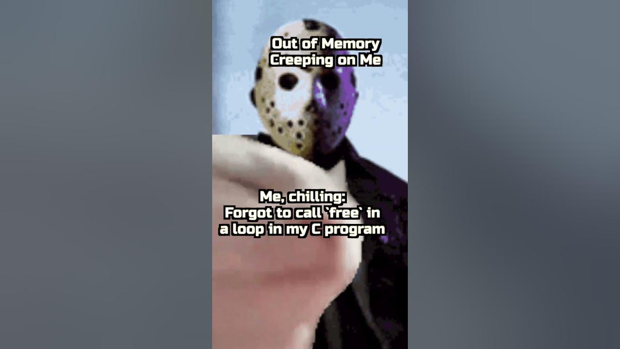 And Remember C Devs Always Call Free Or Else Rustlang Rustprogramming Youtube