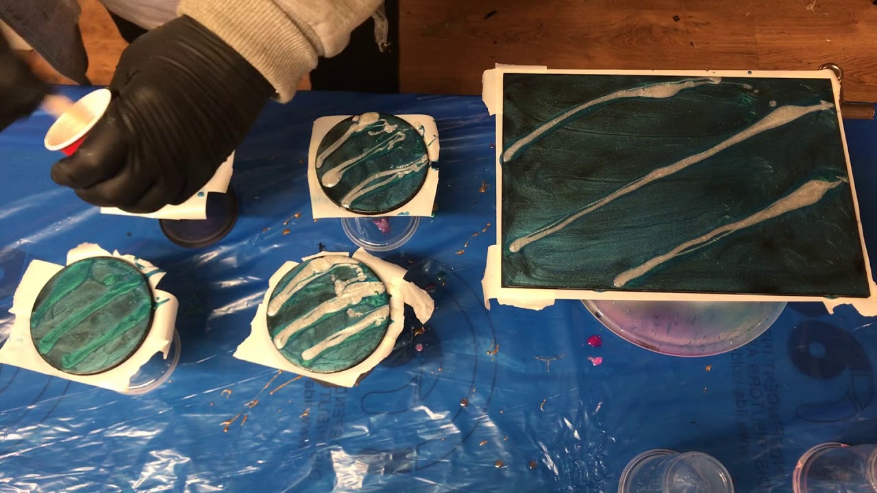 Resin coasters and place mats Made Easy - YouTube