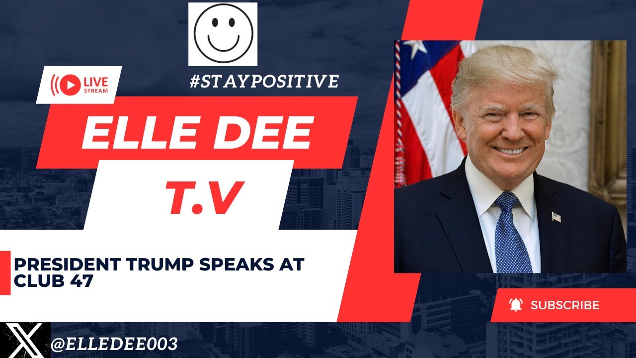 LIVE at 6:30 PM EST: President Trump Speaks at Club 47 - YouTube