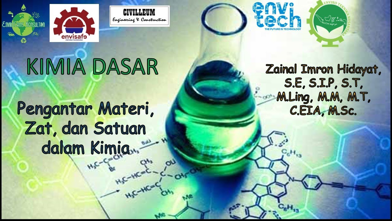 Kimia Dasar | Pengantar Materi, Zat, dan Pengukuran dalam Kimia - YouTube