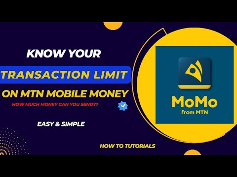 How to Check Your MTN Mobile Money Account Limit - YouTube