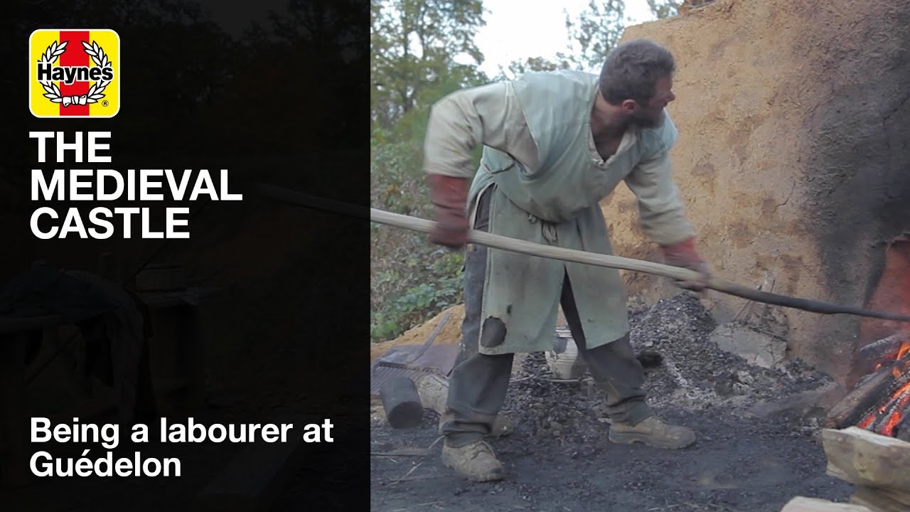 The Medieval Castle Manual - Being a labourer at Guédelon - YouTube