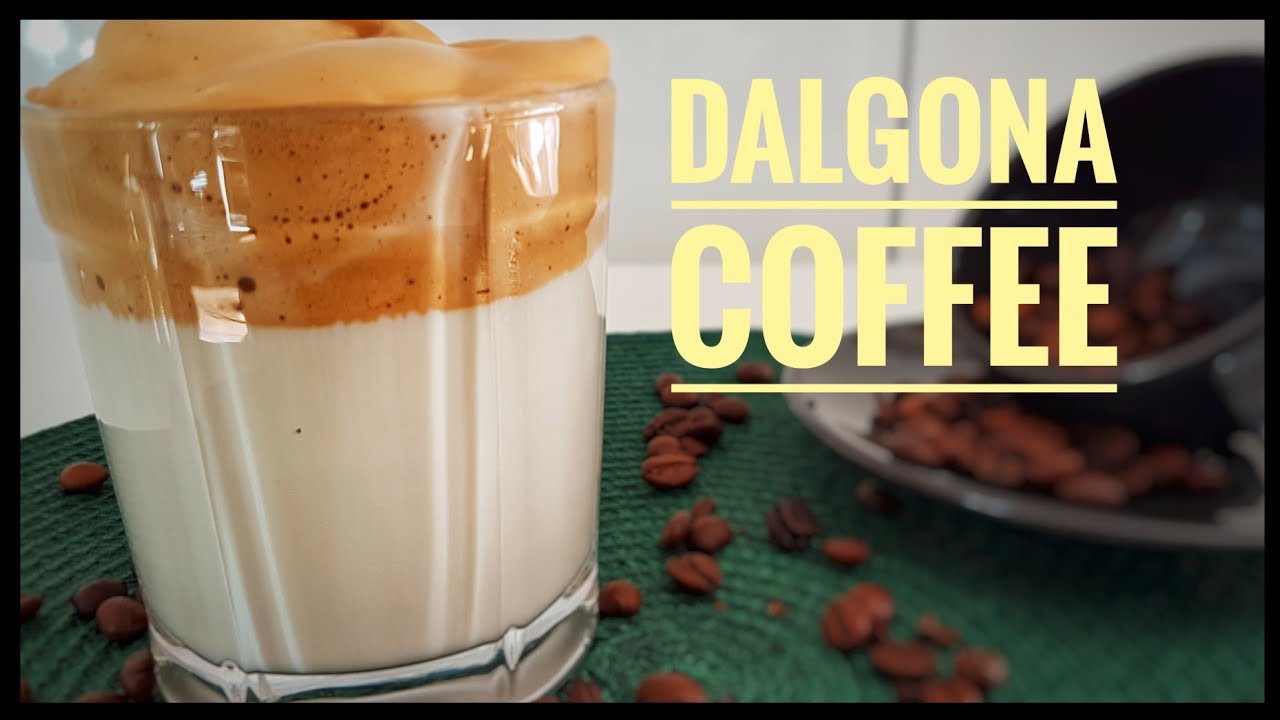 Dalgona Kaffee in 5 Minuten genießen ☆ Trend - Getränk 2020 ☆ café ...